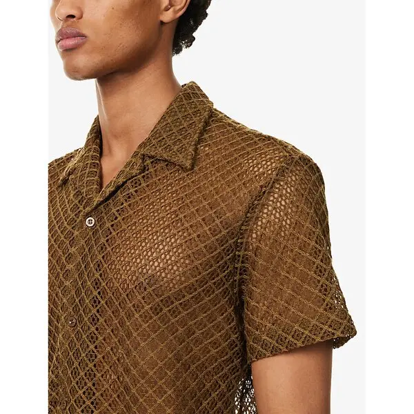 RAITH Marcos Open-knit Cotton Shirt