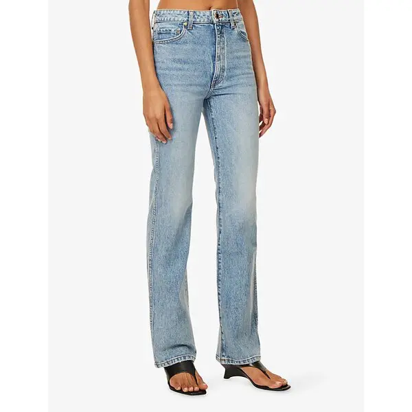 Khaite Danielle Straight-leg Denim Jeans