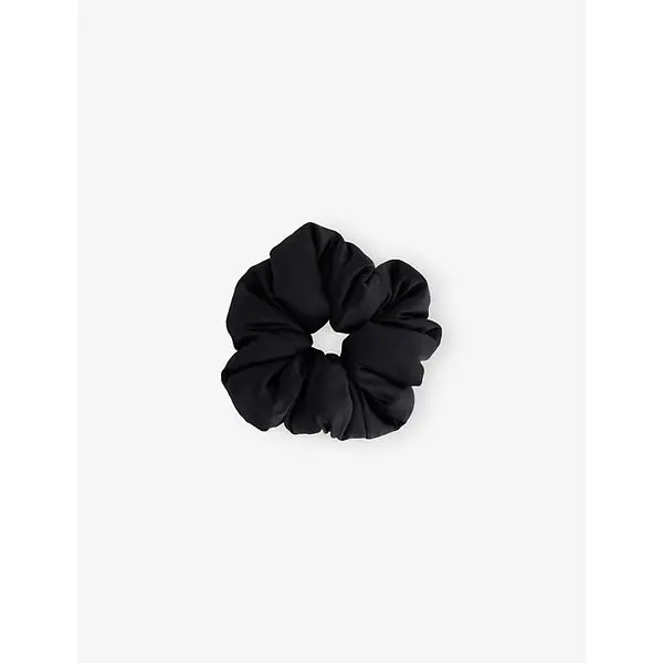DROWSY SLEEP CO. Pillow Silk Scrunchie - Black Jade