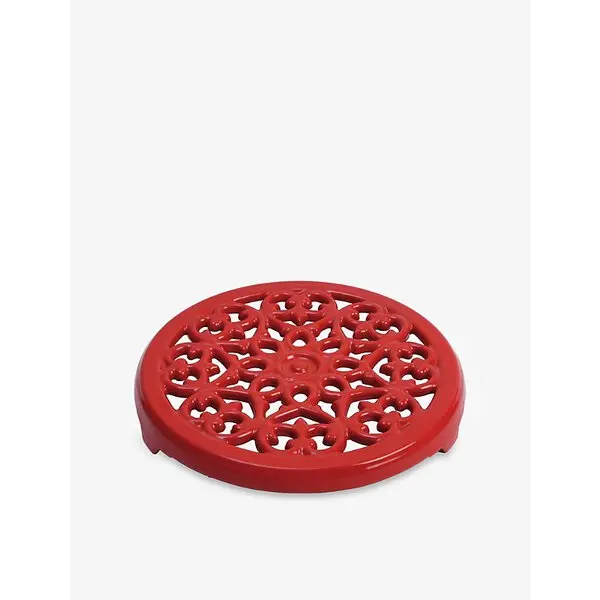 STAUB Lily Cast-iron Trivet - Cherry