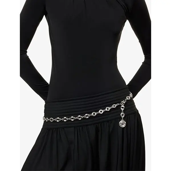 DEHANCHE Elysées Metal Chain Belt - Silver