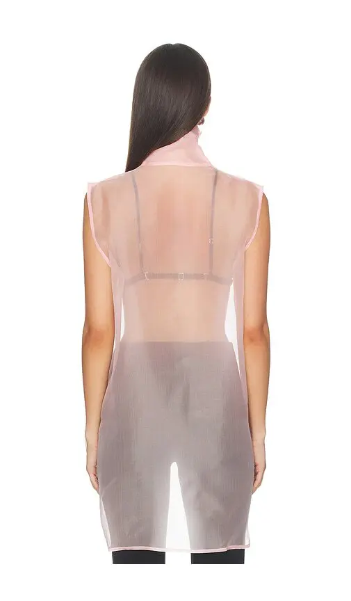 AEXAE Silk Organza Roll Top
