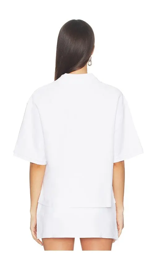 Alexander Wang Oversized High-low Polo Top
