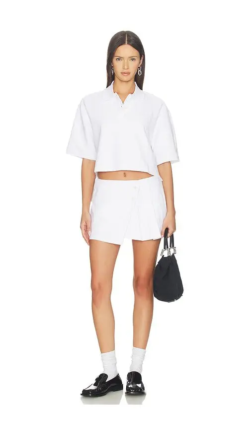 Alexander Wang Oversized High-low Polo Top