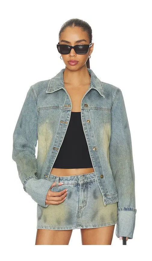 Lioness The Bronx Denim Jacket - Blue