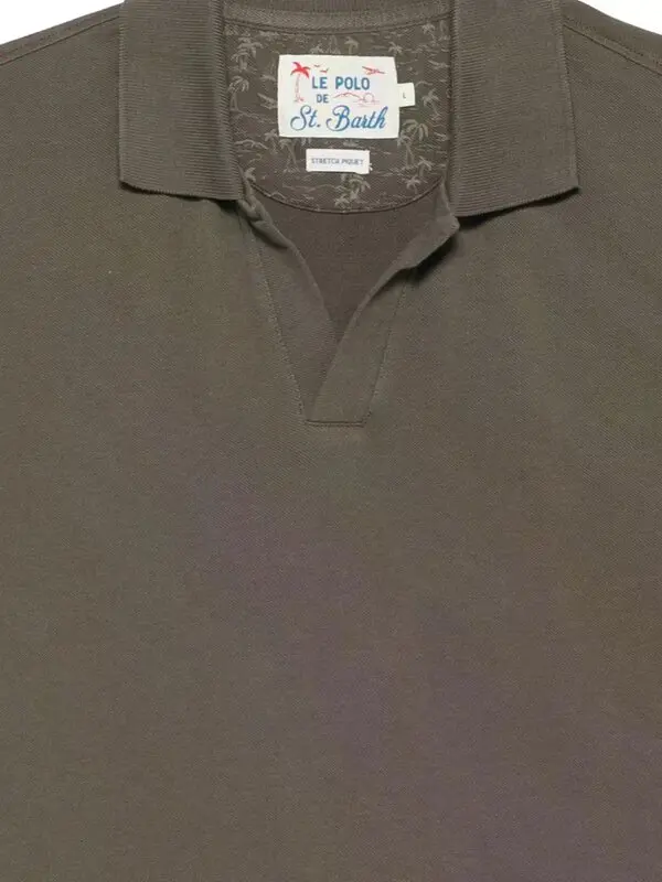 MC2 SAINT BARTH Polo-collar T-shirt - Green