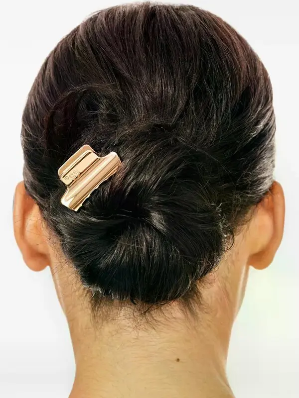 SISTER’S AROMA Sister's Aroma Logo Engraved Polished Hair Clip