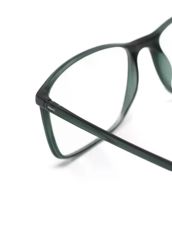 SILHOUETTE Rectangle Frame Eyeglasses - Green