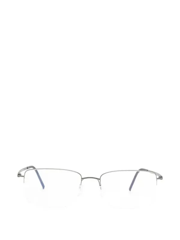 SILHOUETTE Rectangle-frame Eyeglasses - Grey