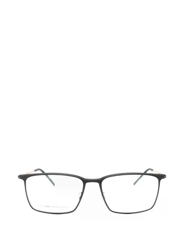 Orgreen Theoretique Nine Rectangle-frame Eyeglasses - Black