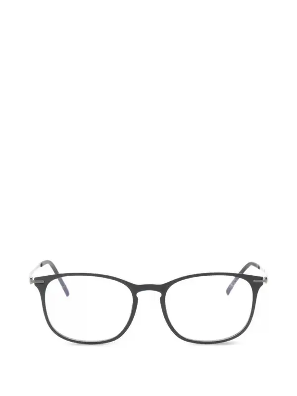 SILHOUETTE Square-frame Eyeglasses - Black