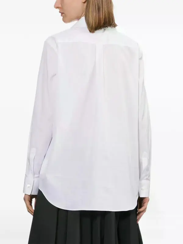 Comme Des Garçons Lace Pocket Round Neck Shirt