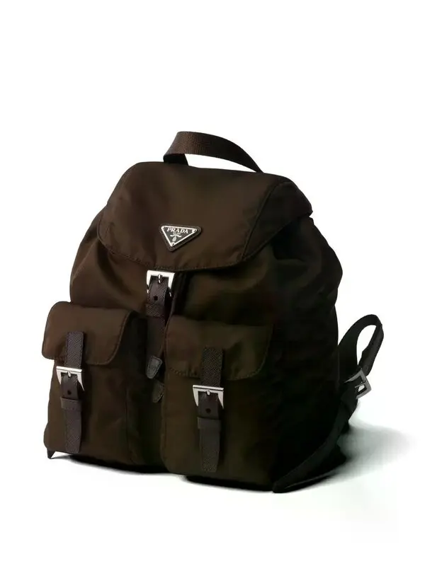 Prada Re-nylon Backpack - Brown