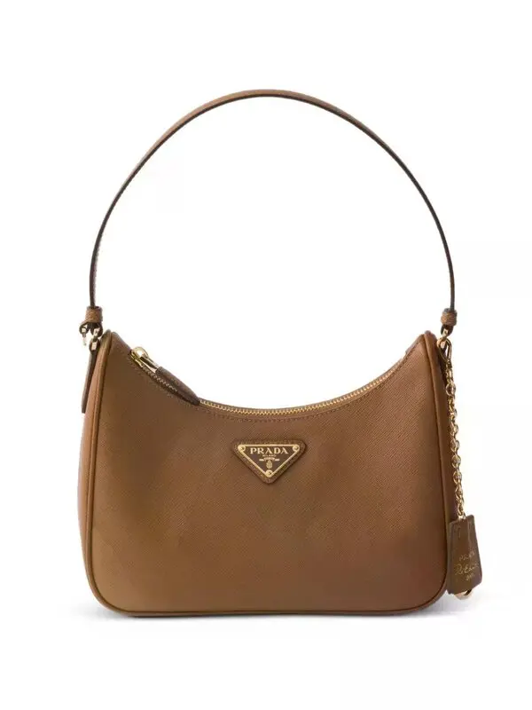 Prada Re-edition 2005 Saffiano Leather Mini Bag - Brown