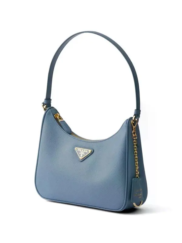 Prada Re-edition 2005 Saffiano Leather Mini Bag - Blue