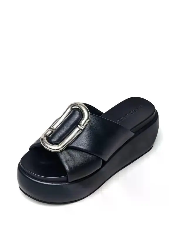 Marc Jacobs Pop J Marc Platform Sandals - Black