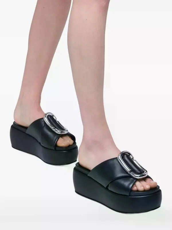 Marc Jacobs Pop J Marc Platform Sandals - Black