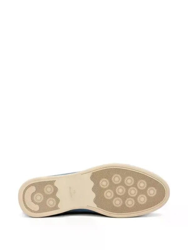FRAU Suede Loafers With Tassel Detail - Blue