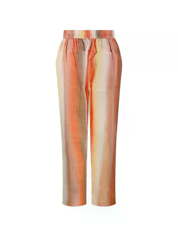 MAPOÉSIE Sun Joe Striped Straight-leg Trousers