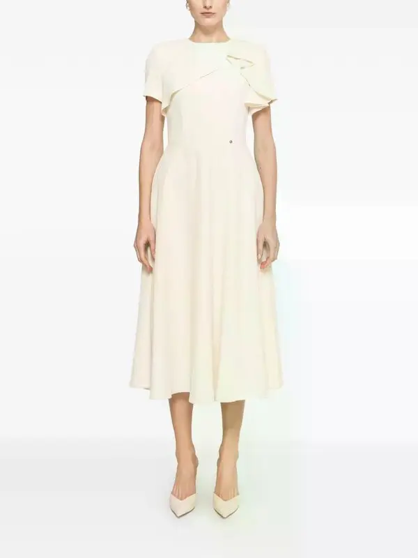 NISSA Ruffled A-line Dress