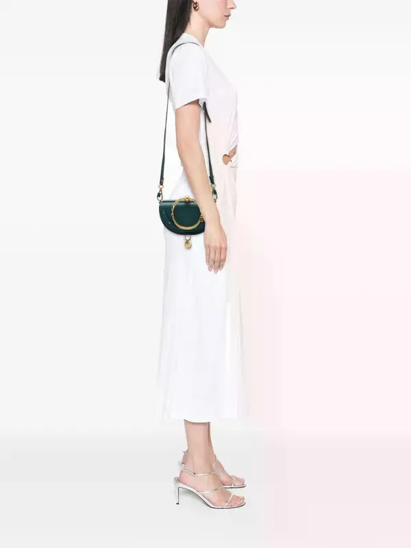 Chloé Nile Bracelet Satchel Mini Calfskin - Blue