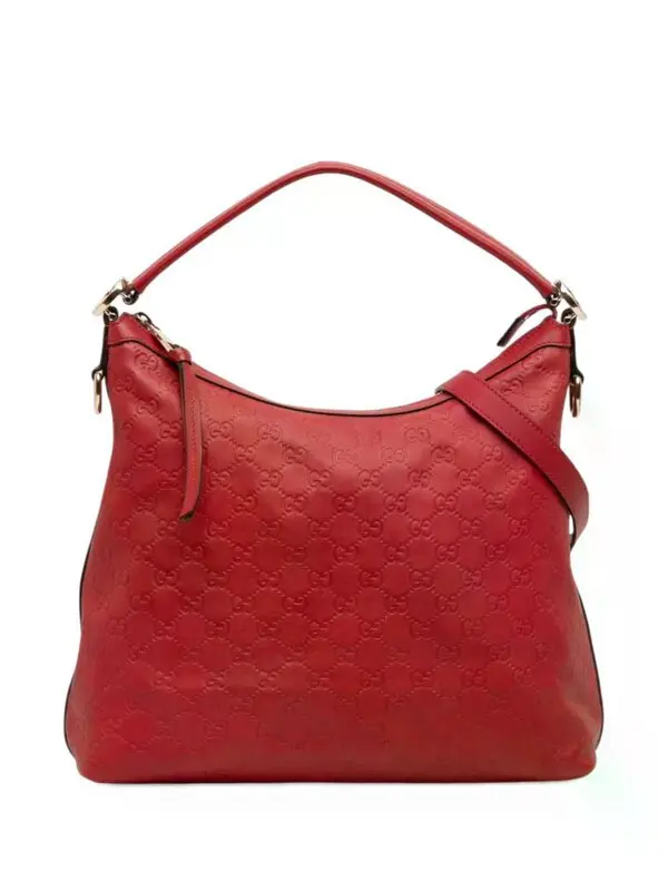 Gucci Small Hobo Satchel - Red