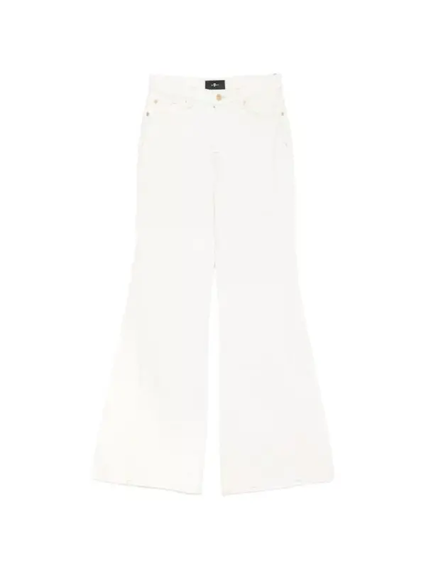 7 For All Mankind Seven For All Mankind Five-pocket Flared Jeans - Neutrals