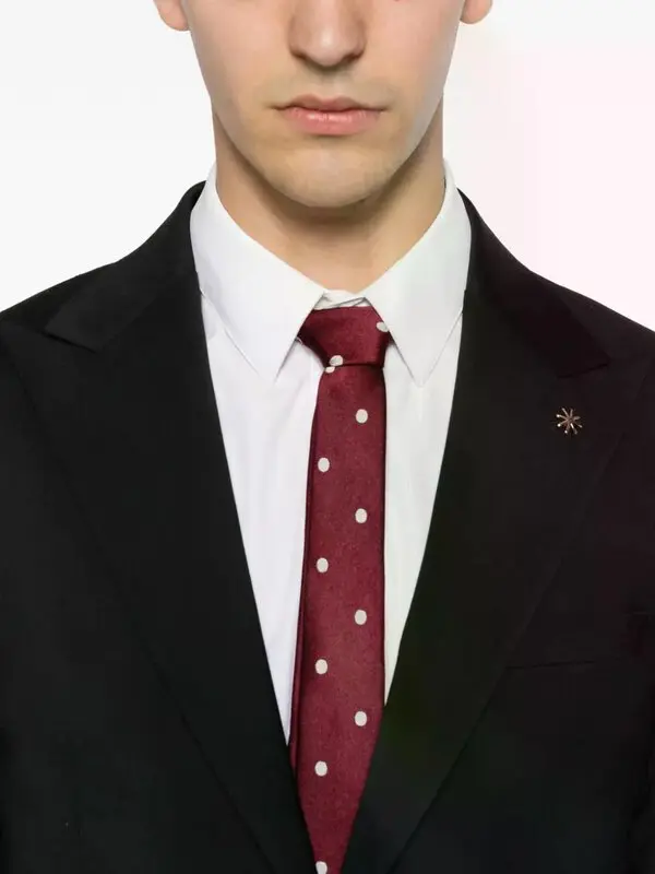 MANUEL RITZ Single-breasted Peak-lapels Suit - Black