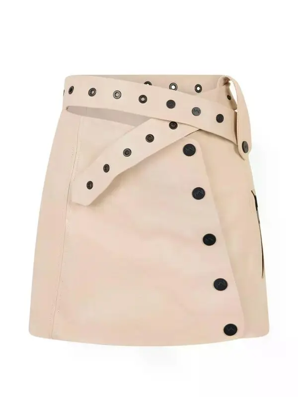 THE MANNEI Wrap-style Mini Skirt