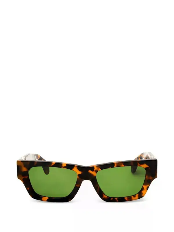 Palm Angels Magnolia Square-frame Sunglasses - Brown