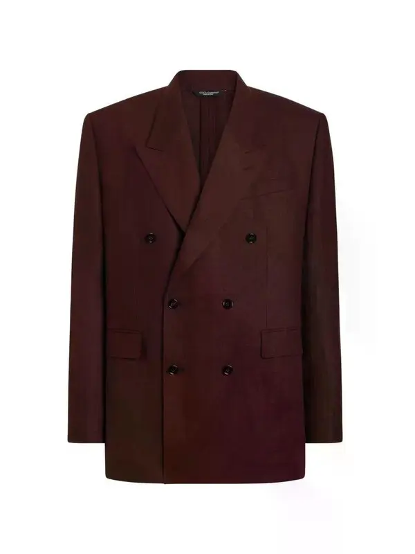 Dolce & Gabbana Sicilia Light Double-breasted Linen Jacket
