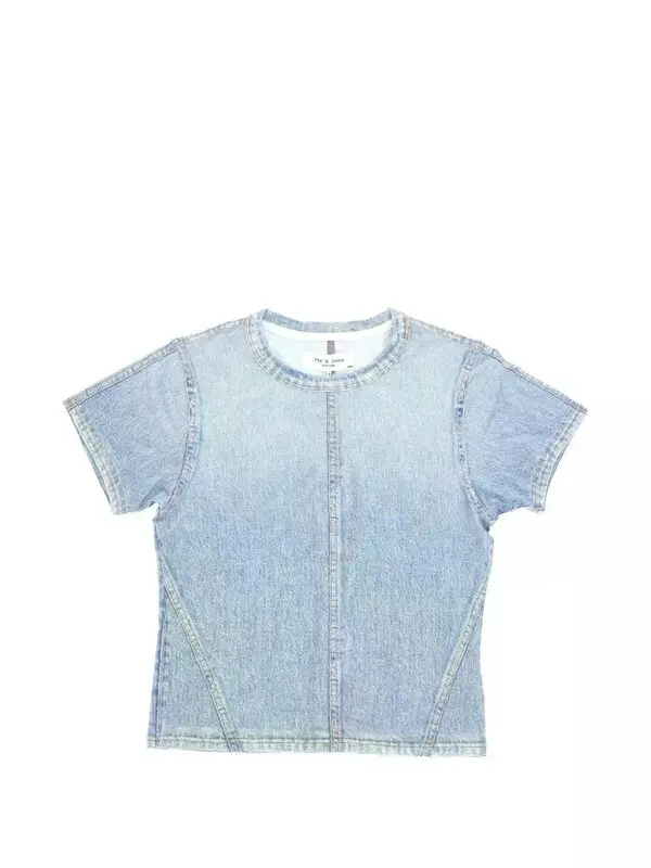 Rag & Bone Seam-detail T-shirt - Blue