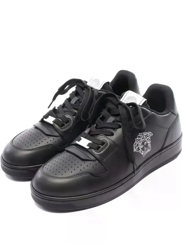 Versace Medusa Print Lace-up Sneakers