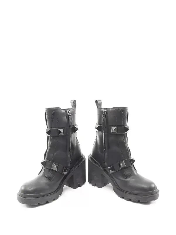 Valentino Garavani Studded Leather Ankle Boots