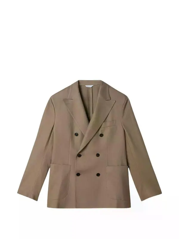 Boglioli Double-breasted Wool Blazer