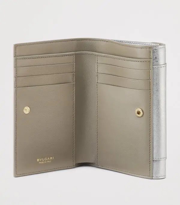 BVLGARI Metallic Leather Serpenti Forever Wallet