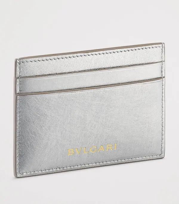 BVLGARI Metallic Leather Serpenti Forever Card Holder