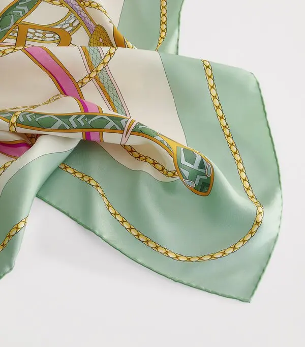 BVLGARI Silk Serpenti 75 Scarf