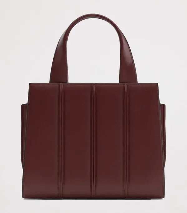 Max Mara Micro Quilted Whitney Top-handle Bag - Red