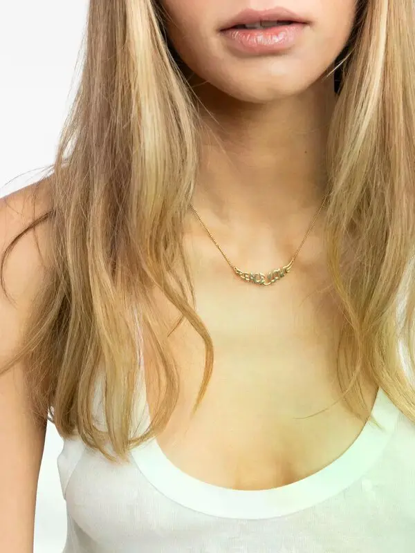 Zadig&Voltaire Tone Peace Necklace - Gold
