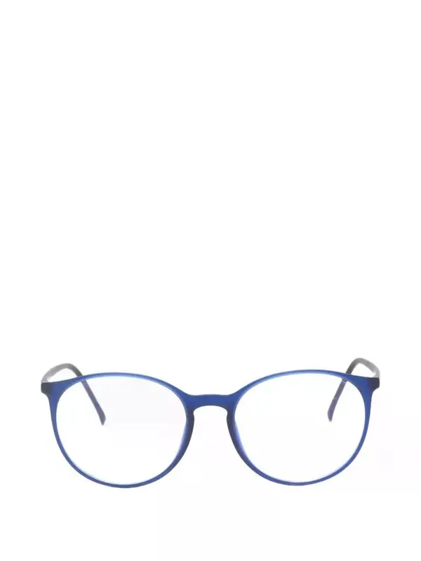 SILHOUETTE Round Frame Eyeglasses - Blue