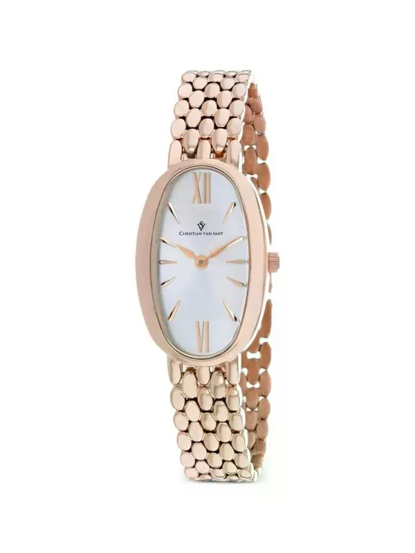 CHRISTIAN VAN SANT Lucia 31mm Oval Watch - Silver