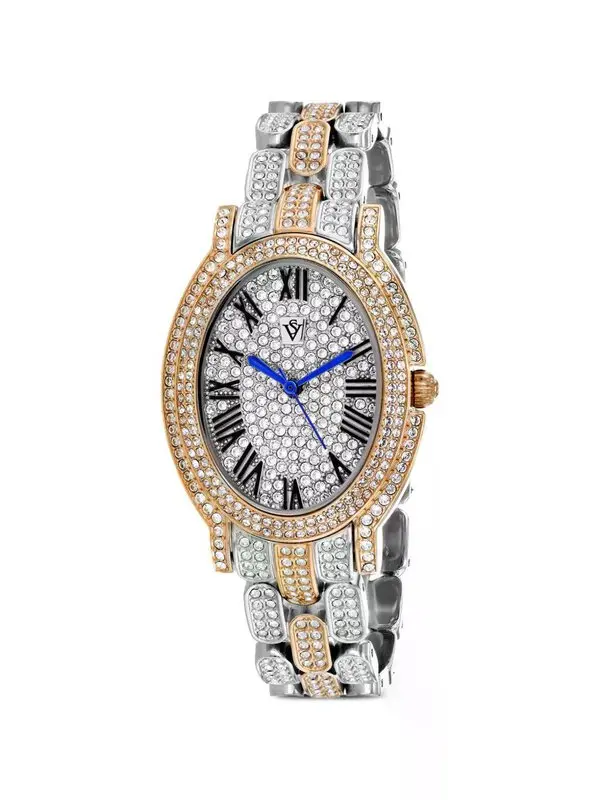 CHRISTIAN VAN SANT Amore Watch With Crystal Embellishments - Silver