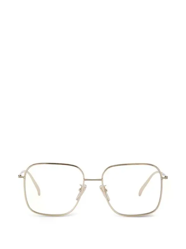 Prada Square-frame Sunglasses - Gold