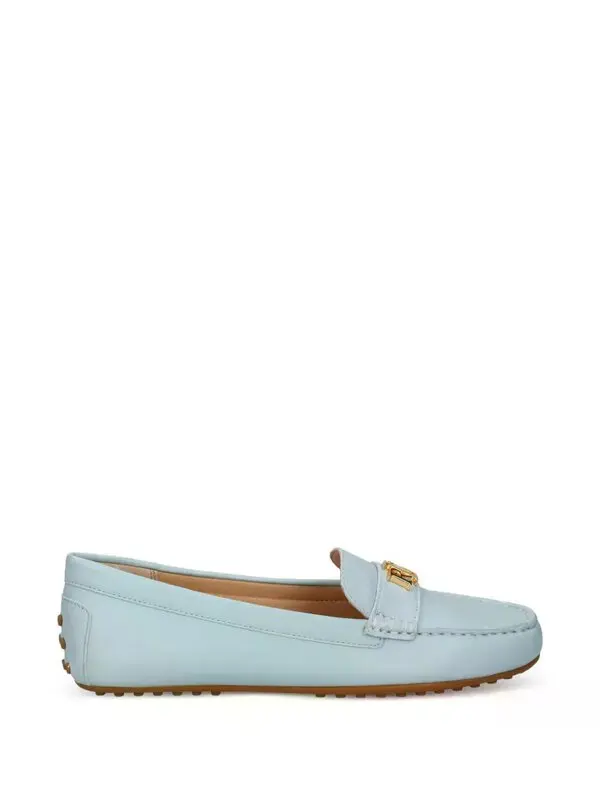 Ralph Lauren Logo-plaque Loafers - Blue