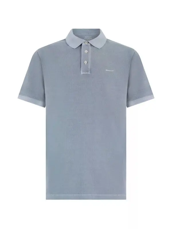 Gant Sunfaded Cotton Polo Shirt - Blue