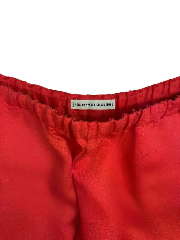META CAMPANIA COLLECTIVE Jana Wide-leg Trousers - Red
