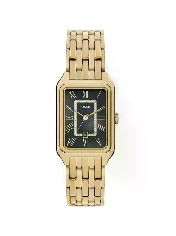 Fossil Raquel Rectangular Watch - Black