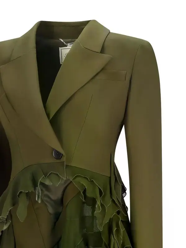 Blumarine Ruffled Asymmetric Jacket
