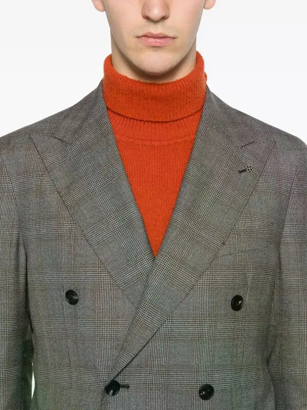 Tagliatore Double-breasted Checked Suit